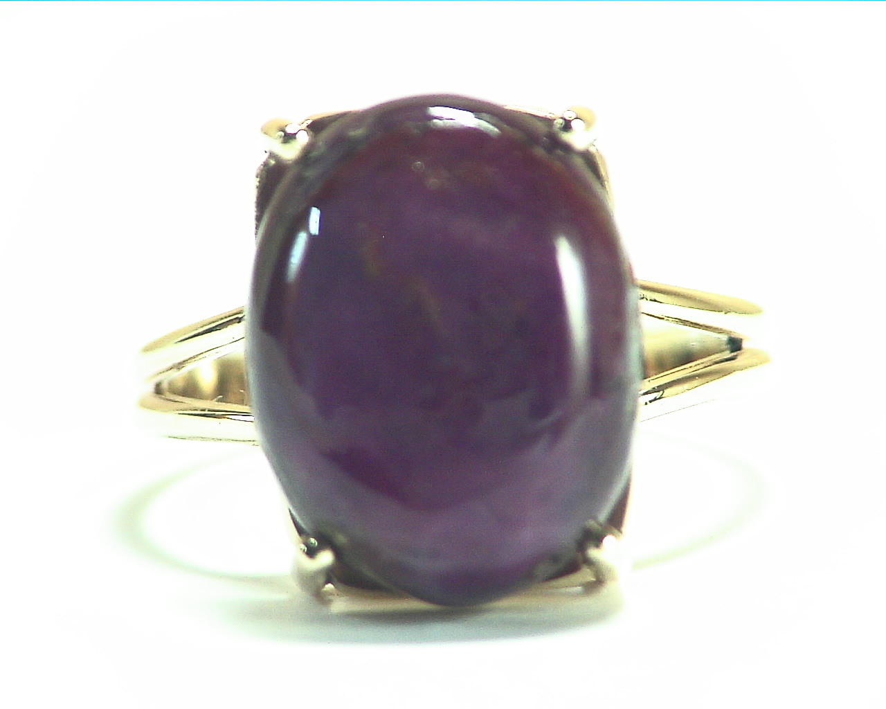 Star Ruby Natural Genuine Gemstone Ring in Gold RFK,225 – Barygems