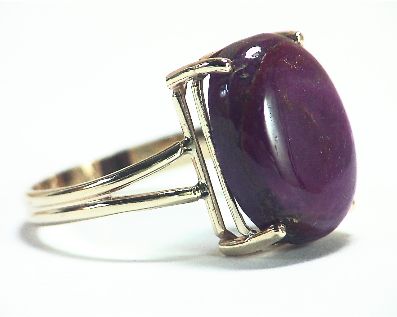 Star Ruby Natural Genuine Gemstone Ring in Gold RFK,225 – Barygems