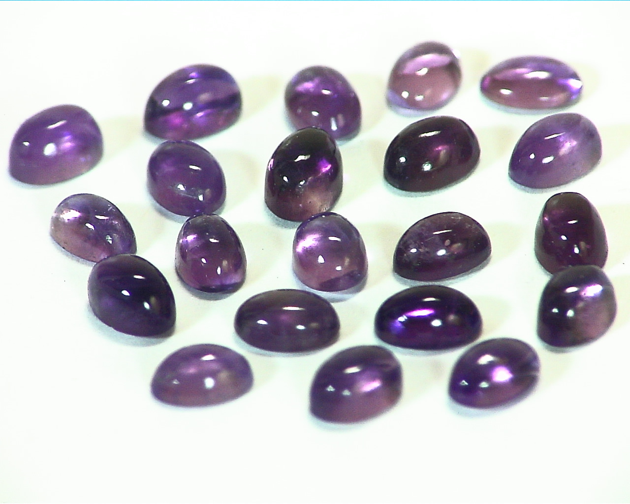 Amethyst Cabochon Oval Natural Genuine Gemstones 11.43 CT GSG708 – Barygems